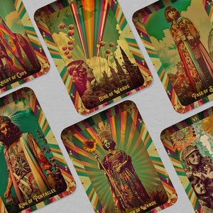 The Cosmic Hippie Tarot - 78 Cards - Tarot - Tarot Deck - Fortune ...