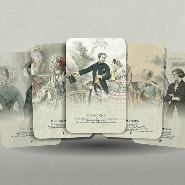 Antique Tarot Cards - Etsy