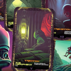 Alien Tarot - Major Arcana - Tarot - Tarot Deck - Fortune Telling ...