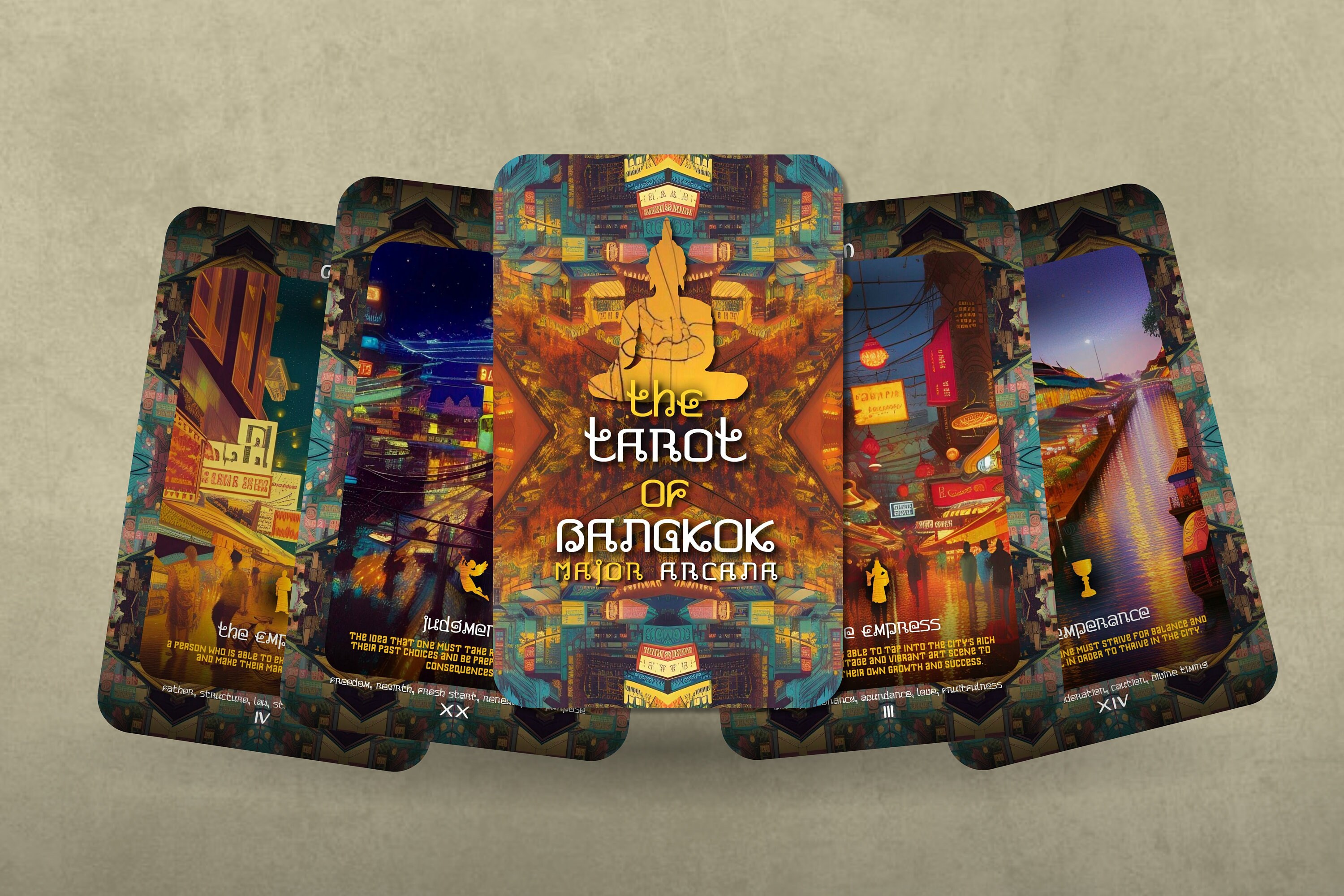 The Tarot of Bangkok - Major Arcana - Bangkok Vibe - Tarot Deck ...