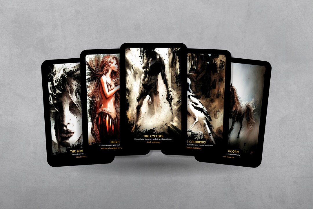 Mythical Creatures Oracle - 24 Legends - 24 Cards - Oracle - Oracle ...