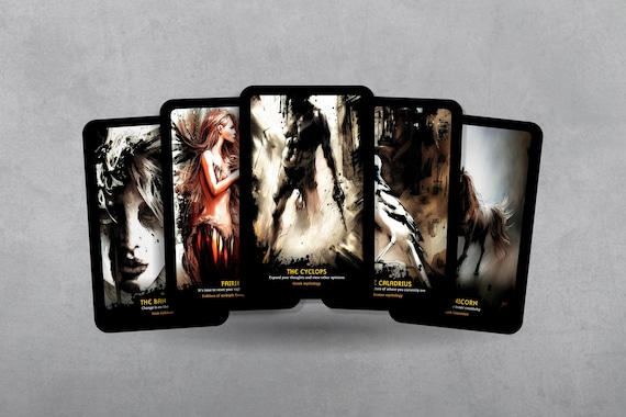Mythical Creatures Oracle 24 Legends 24 Cards Oracle - Etsy