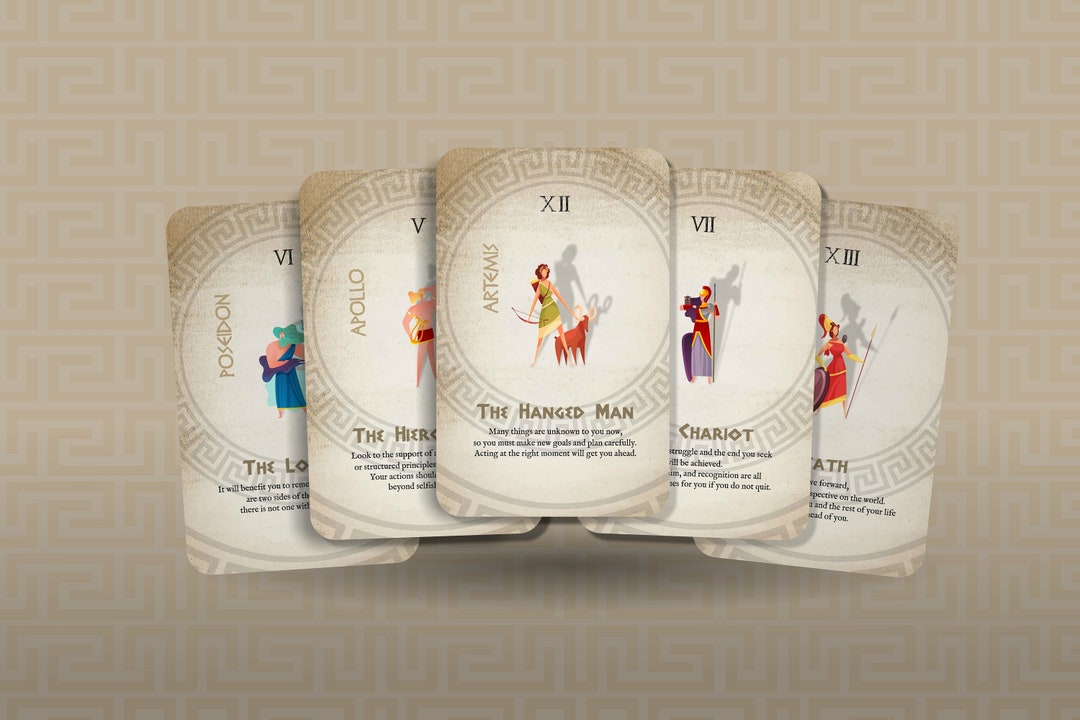 Ancient Greek Tarot - Major Arcana - Fortune Telling - Divination Tools ...