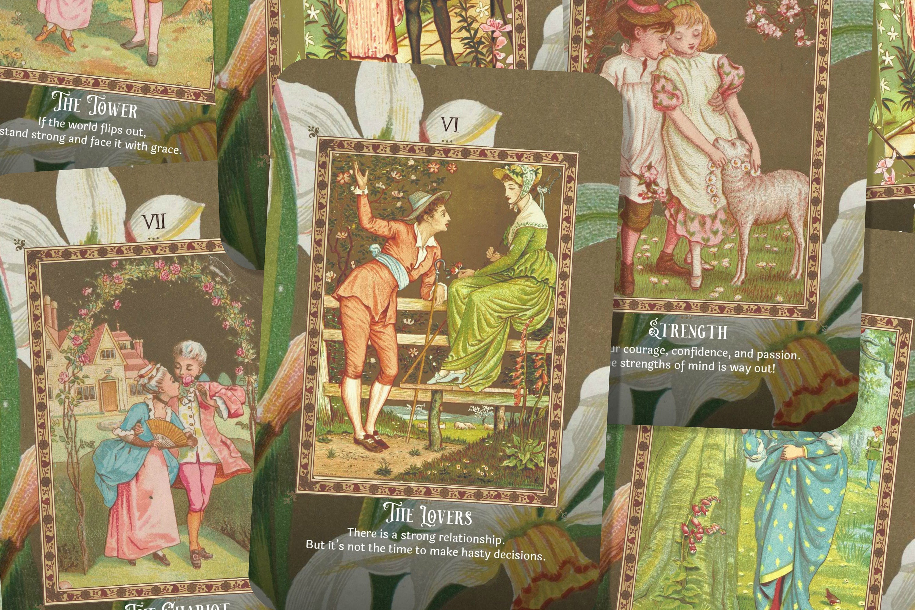 Victorian Tarot - Victorian Cards - Major Arcana - Tarot - Tarot Deck ...