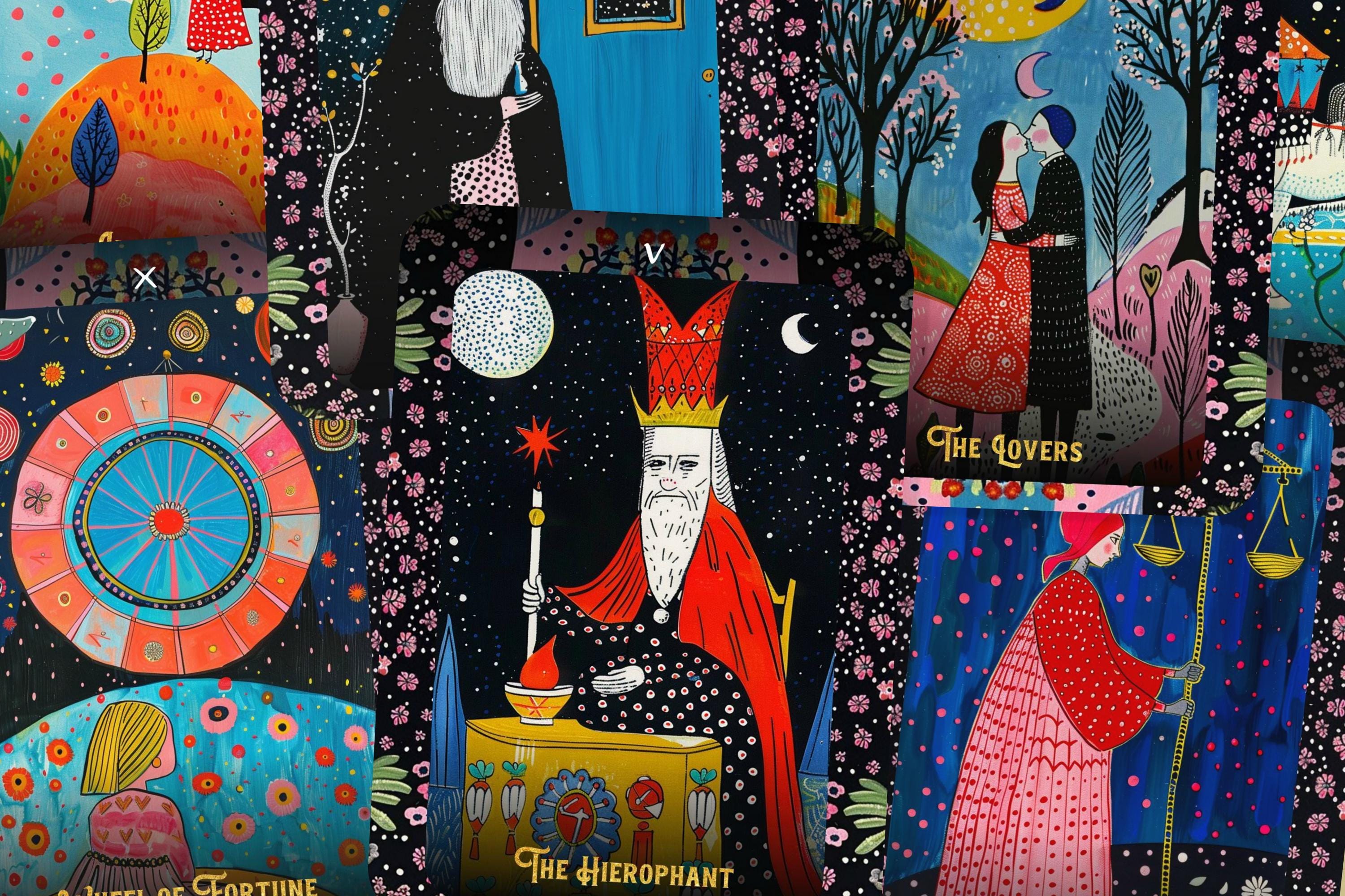 The Moonlight Tarot - 78 Cards - Tarot - Tarot Deck - Fortune Telling ...