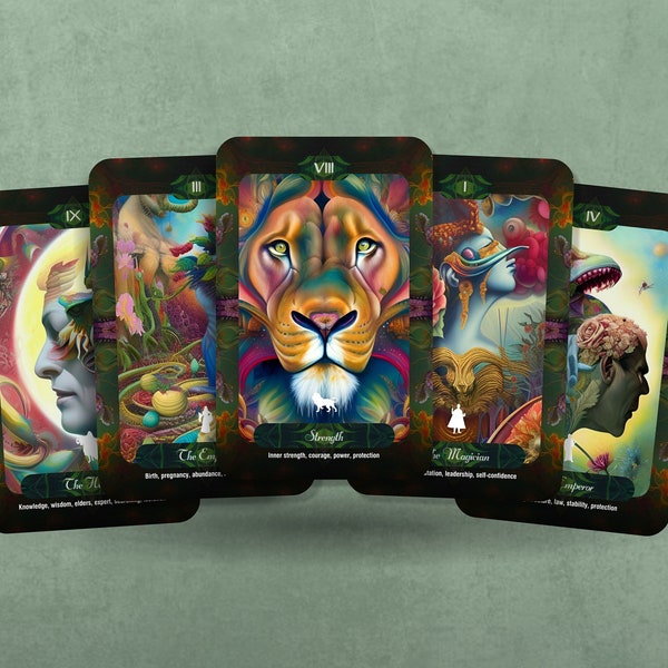 Psychedelic Tarot - Etsy