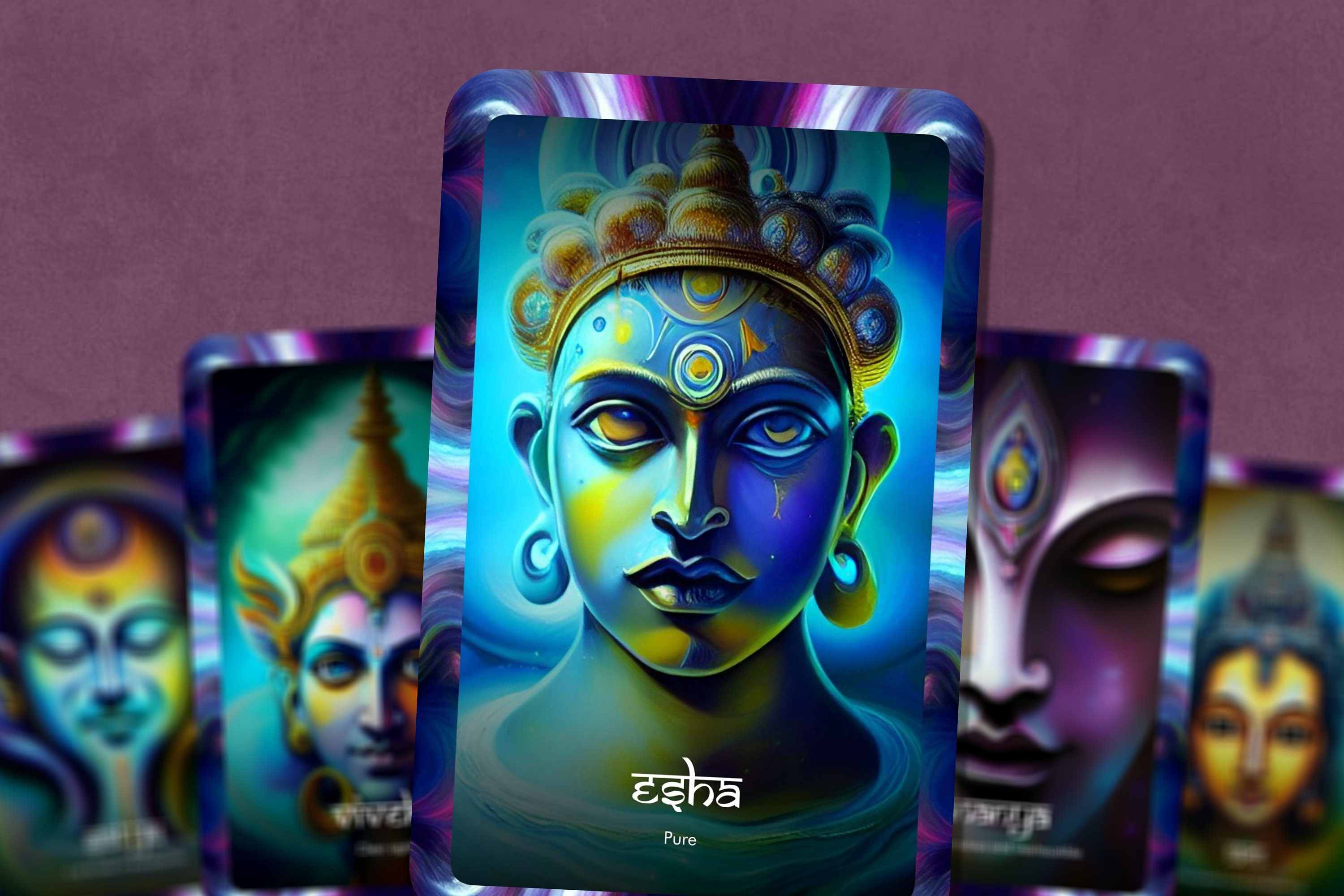 Sanskrit Oracle - Words and Meaning - 22 Cards - Oracle Deck - Fortune ...