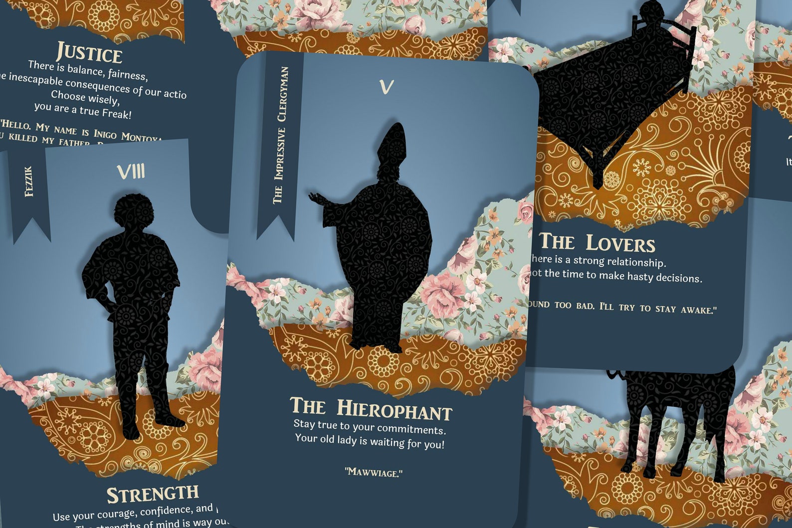 The Princess Tarot - Major Arcana - the Princess Bride - Tarot Deck ...