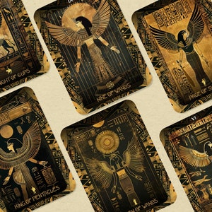 The Tarot of Isis - 78 Cards - Tarot - Tarot Deck - Fortune Telling ...