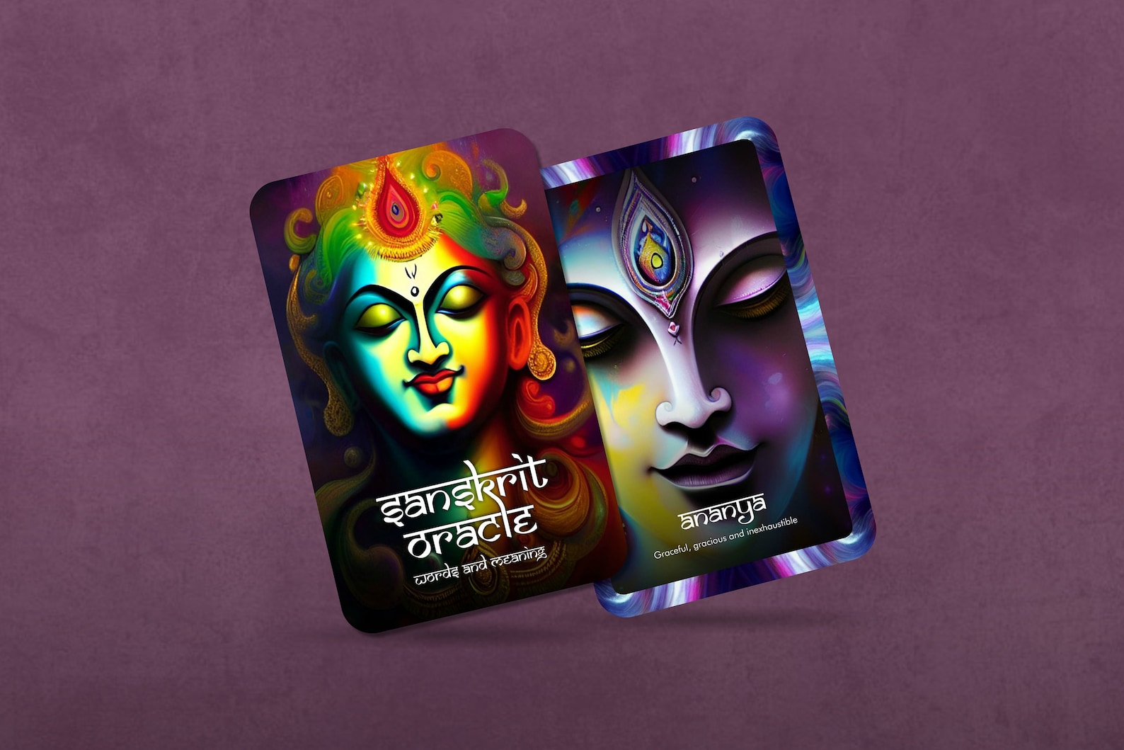 Sanskrit Oracle Words and Meaning 22 Cards Oracle Deck - Etsy