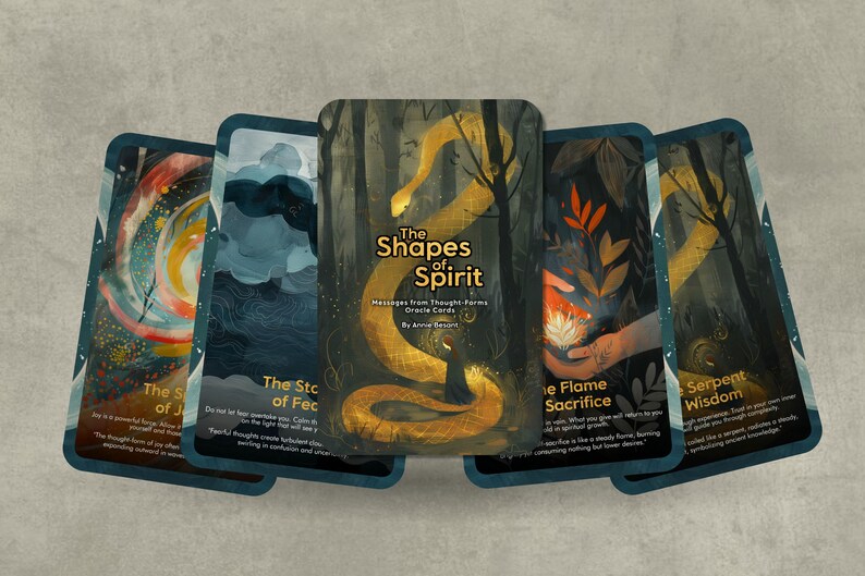 The Shapes of Spirit: Messages From Thought-forms - 22 Oracle Cards ...