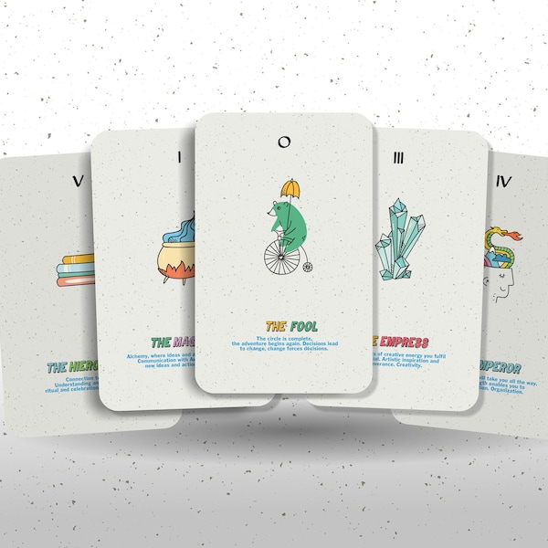 Doodle Tarot Deck - Etsy