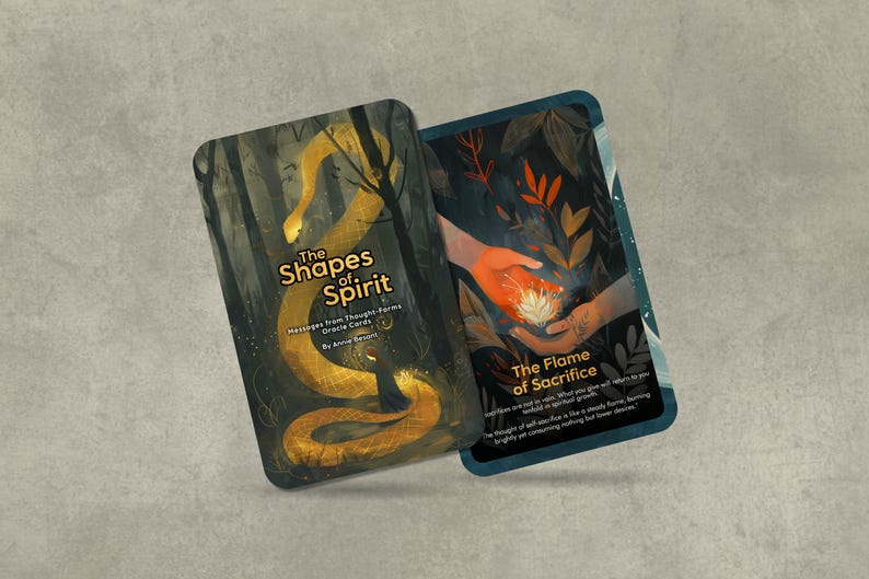 The Shapes of Spirit: Messages From Thought-forms - 22 Oracle Cards ...
