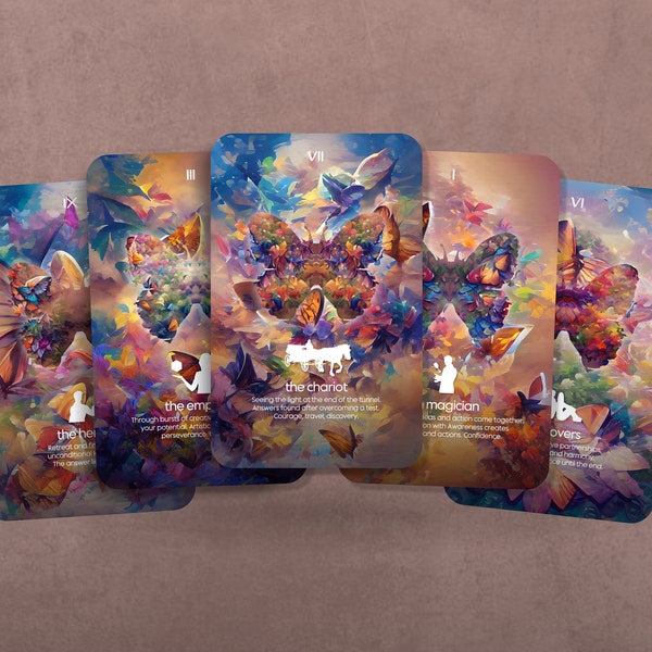 Butterfly Tarot Decks - Etsy