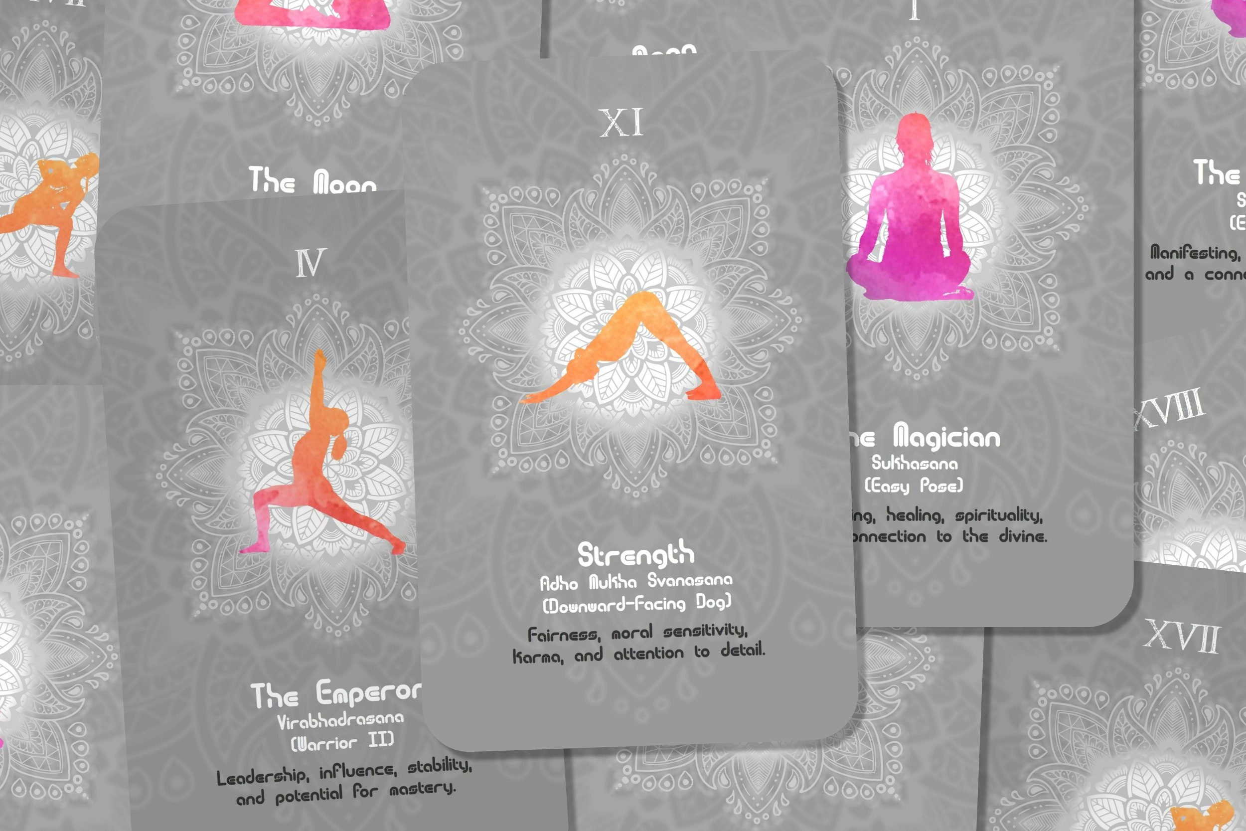 Yoga Tarot - Major Arcana - Tarot Deck - Fortune Telling - Divination ...