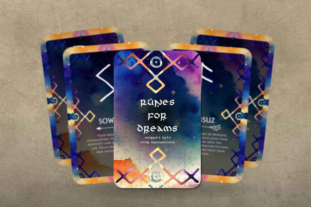 Runes for Dreams - Journey Into Your Unconscious - 24 Cards - Oracle ...