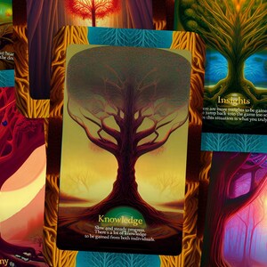 The Tree of Life - Oracle Cards - 24 Cards - Oracle - Oracle Deck ...