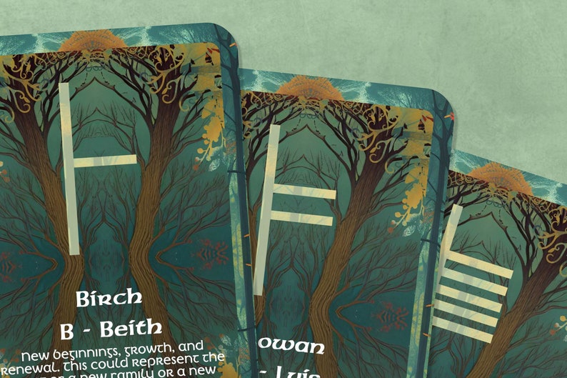 Ogham Family Wisdom the Ogham Oracle Celtic Oracle - Etsy