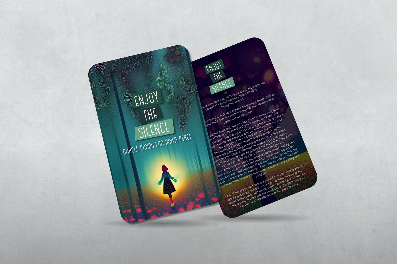 Enjoy the Silence - Oracle Cards for Inner Peace - Inspired by Depeche ...