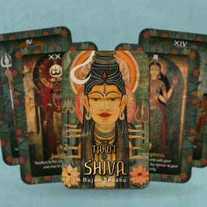 The Tarot of Shiva - Major Arcana - Shiva Art - Tarot Deck - Fortune ...