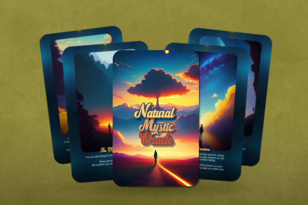 Natural Mystic Oracle - Oracle Cards - 24 Cards - Oracle - Oracle Deck ...