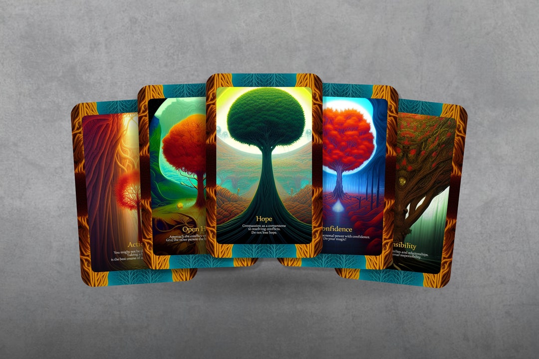 The Tree of Life - Oracle Cards - 24 Cards - Oracle - Oracle Deck ...