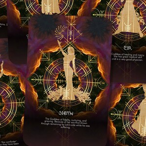 Nordic Goddesses Oracle - Nordic Cards - Norse Oracle - Oracle - Oracle ...
