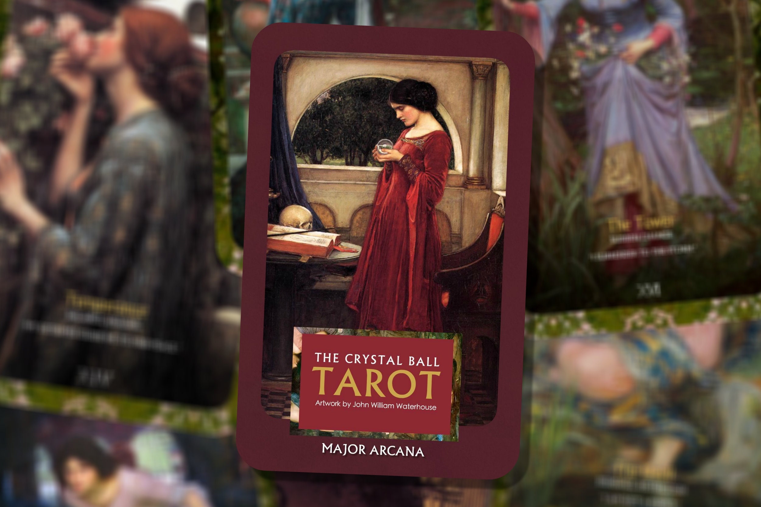 The Crystal Ball Tarot - Major Arcana - John William Waterhouse - Tarot ...