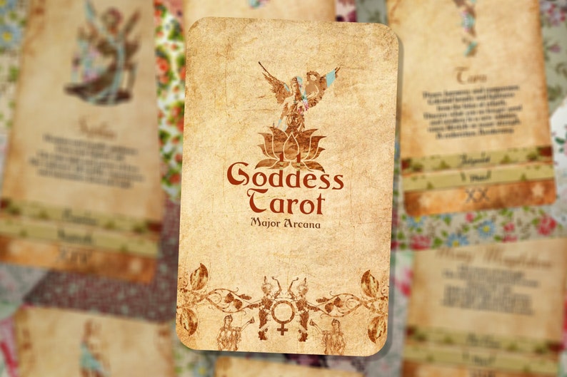 Goddess Tarot - Major Arcana - Tarot Deck - Sacred Feminine Oracle ...