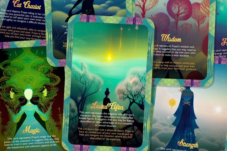 The Wisdom of Freya - Oracle Cards for Intuitive Guidance - Oracle ...