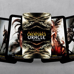 Mythical Creatures Oracle - 24 Legends - 24 Cards - Oracle - Oracle ...