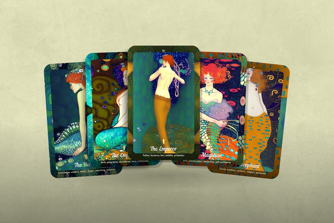 Song to the Siren Tarot - Mermaid Tarot - Major Arcana - Tarot - Tarot ...
