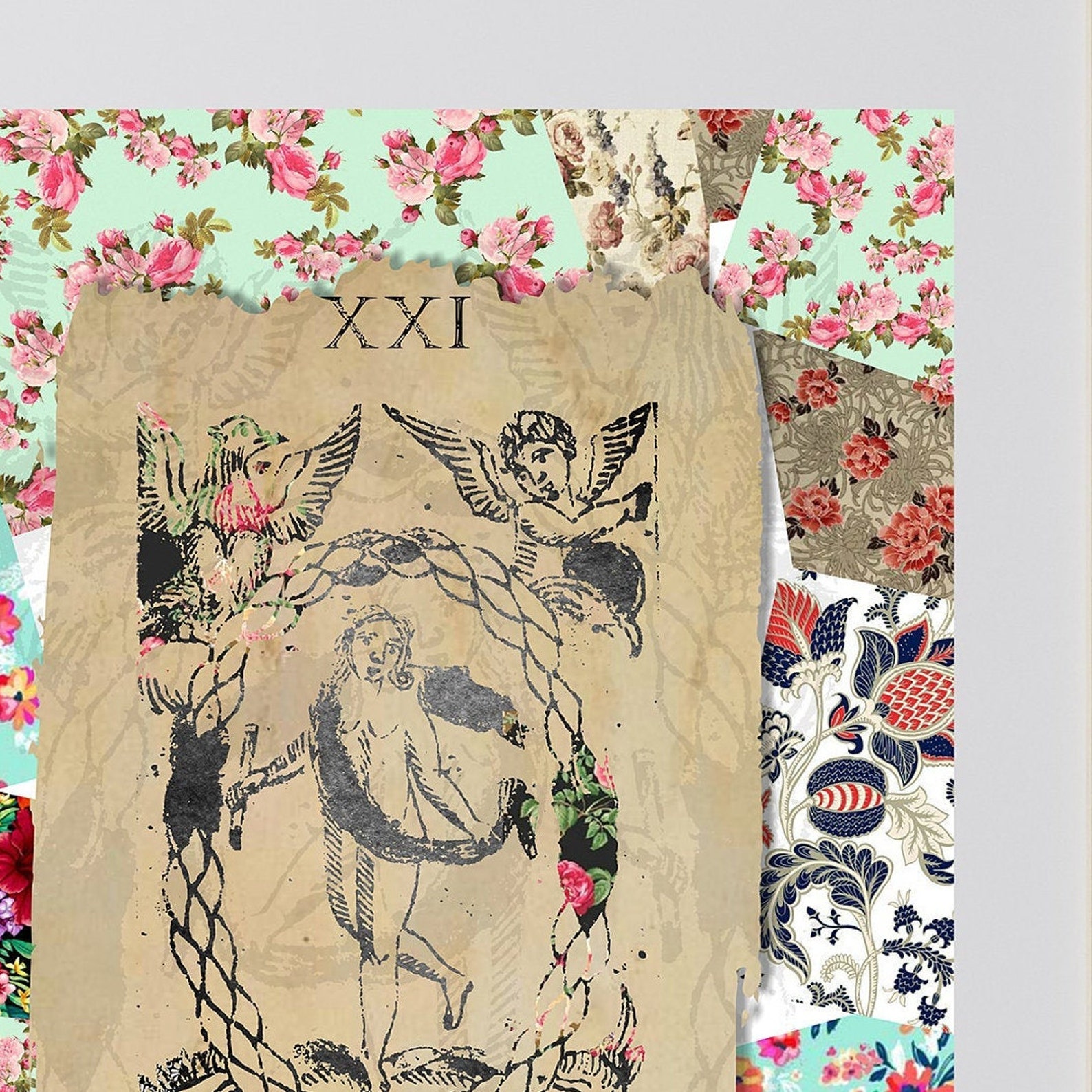 The World Major Arcana Tarot Card Print Ancient Tarot the | Etsy