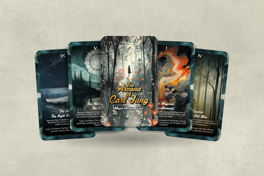 The Arcana of Carl Jung - Major Arcana Tarot - 22 Cards - Jung Cards ...