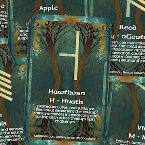 Ogham Family Wisdom - the Ogham Oracle - Celtic Oracle - Oracle ...