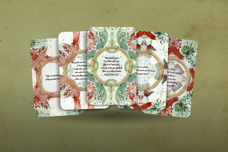 Swami Vivekananda Oracle Guru Cards Vivekananda Oracle - Etsy