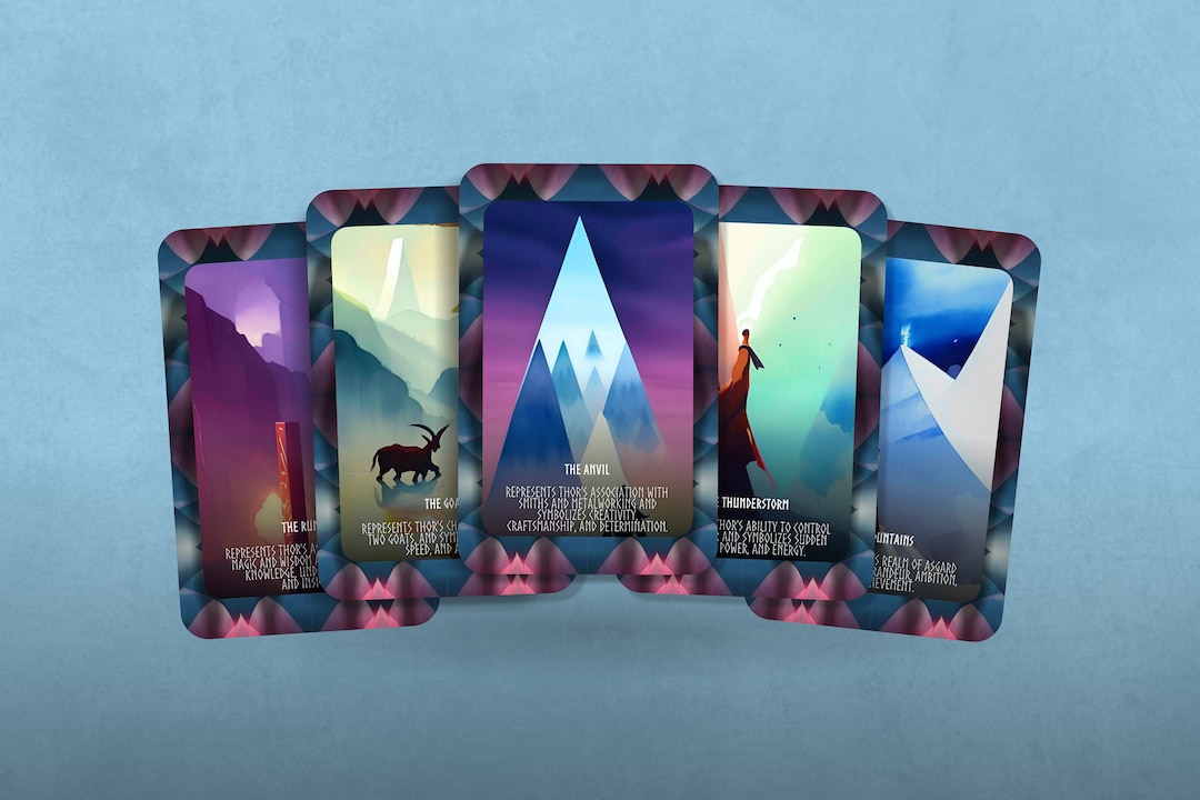 The Oracle of Thor - Find Guidance in Norse Mythology - 24 Cards ...