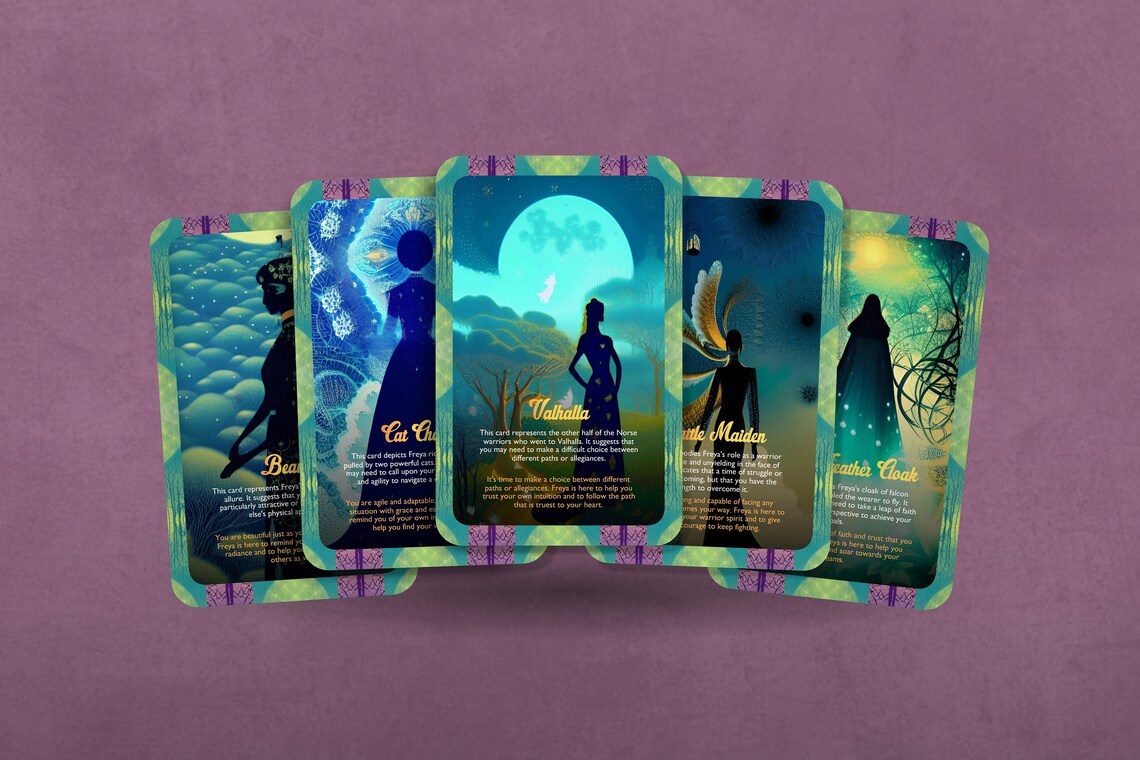The Wisdom of Freya - Oracle Cards for Intuitive Guidance - Oracle ...
