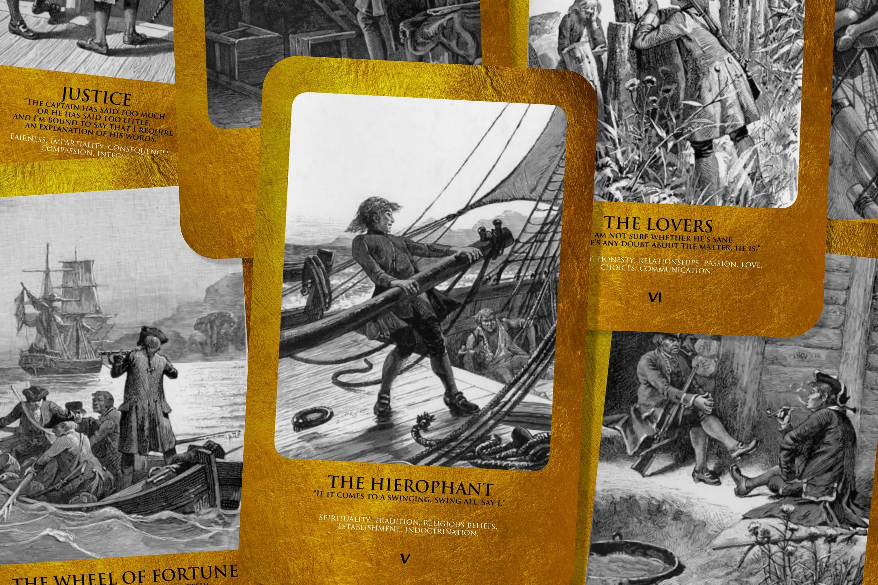 Treasure Island Tarot Major Arcana Tarot Tarot Deck | Etsy