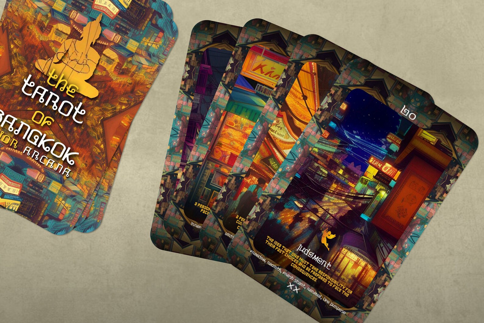 The Tarot of Bangkok - Major Arcana - Bangkok Vibe - Tarot Deck ...