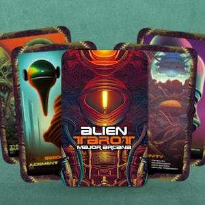 Alien Tarot - Major Arcana - Tarot - Tarot Deck - Fortune Telling ...