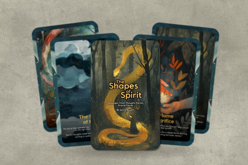 The Shapes of Spirit: Messages From Thought-forms - 22 Oracle Cards ...