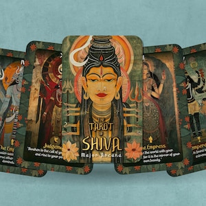 The Tarot of Shiva - Major Arcana - Shiva Art - Tarot Deck - Fortune ...