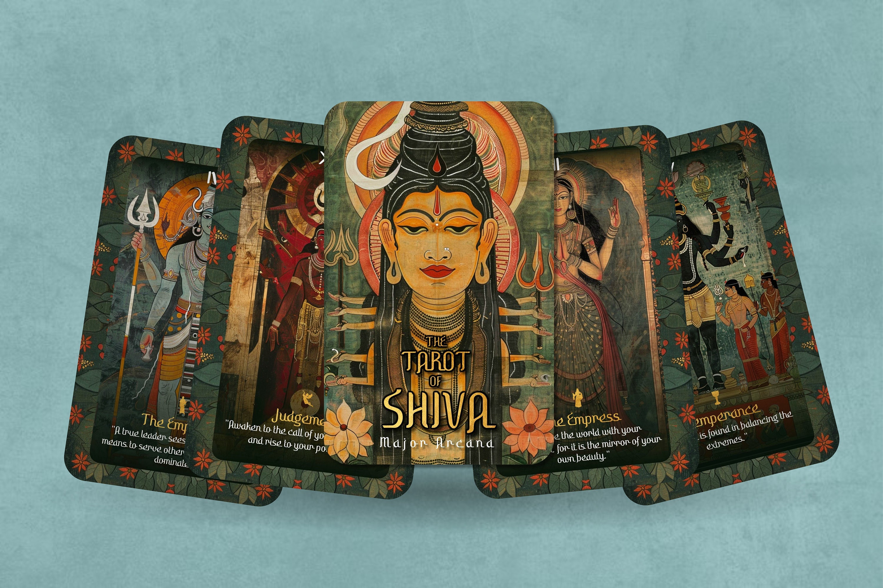 The Tarot of Shiva - Major Arcana - Shiva Art - Tarot Deck - Fortune ...
