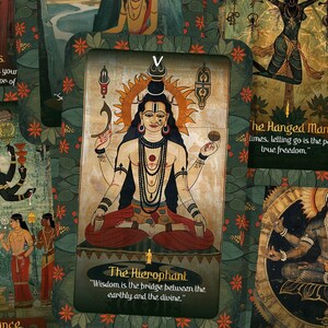 The Tarot of Shiva - Major Arcana - Shiva Art - Tarot Deck - Fortune ...