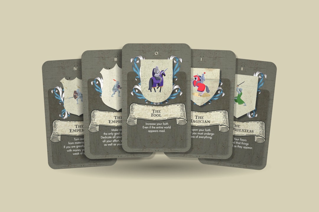 The Modern Knight Tarot - Major Arcana - Tarot - Tarot Deck - Fortune ...