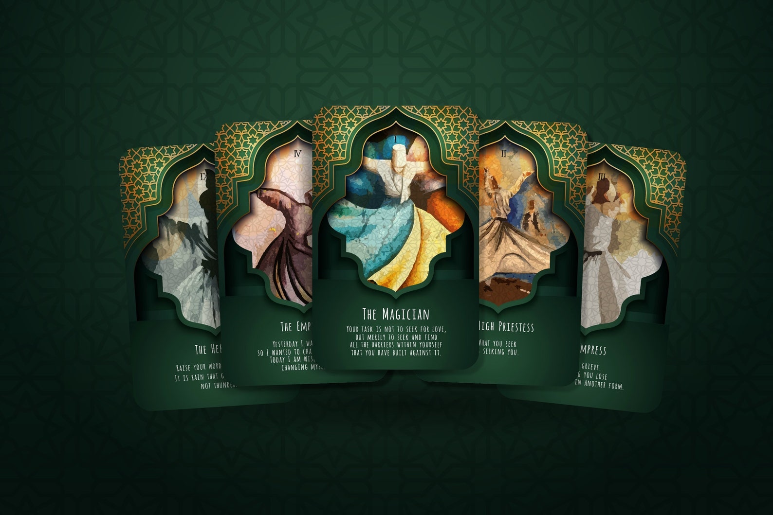 Rumi Tarot Rumi Cards 22 Major Arcana Tarot Tarot Deck - Etsy