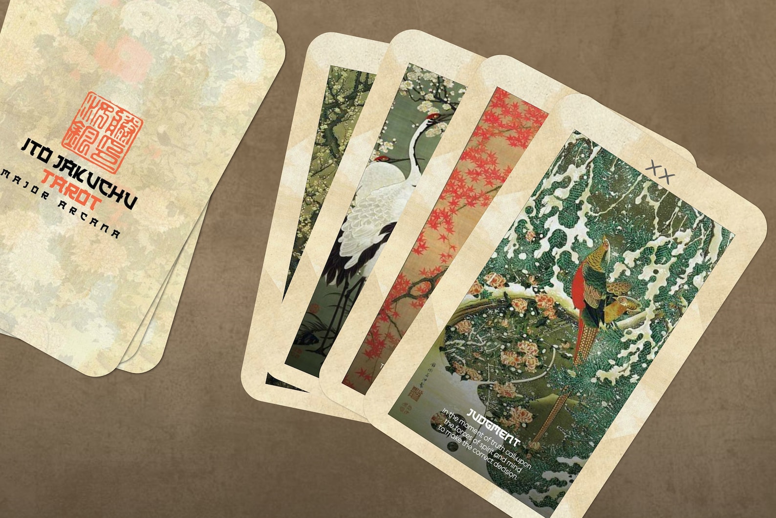 Ito Jakuchu Tarot Major Arcana Japanese Art Japanese Tarot Tarot Cards ...