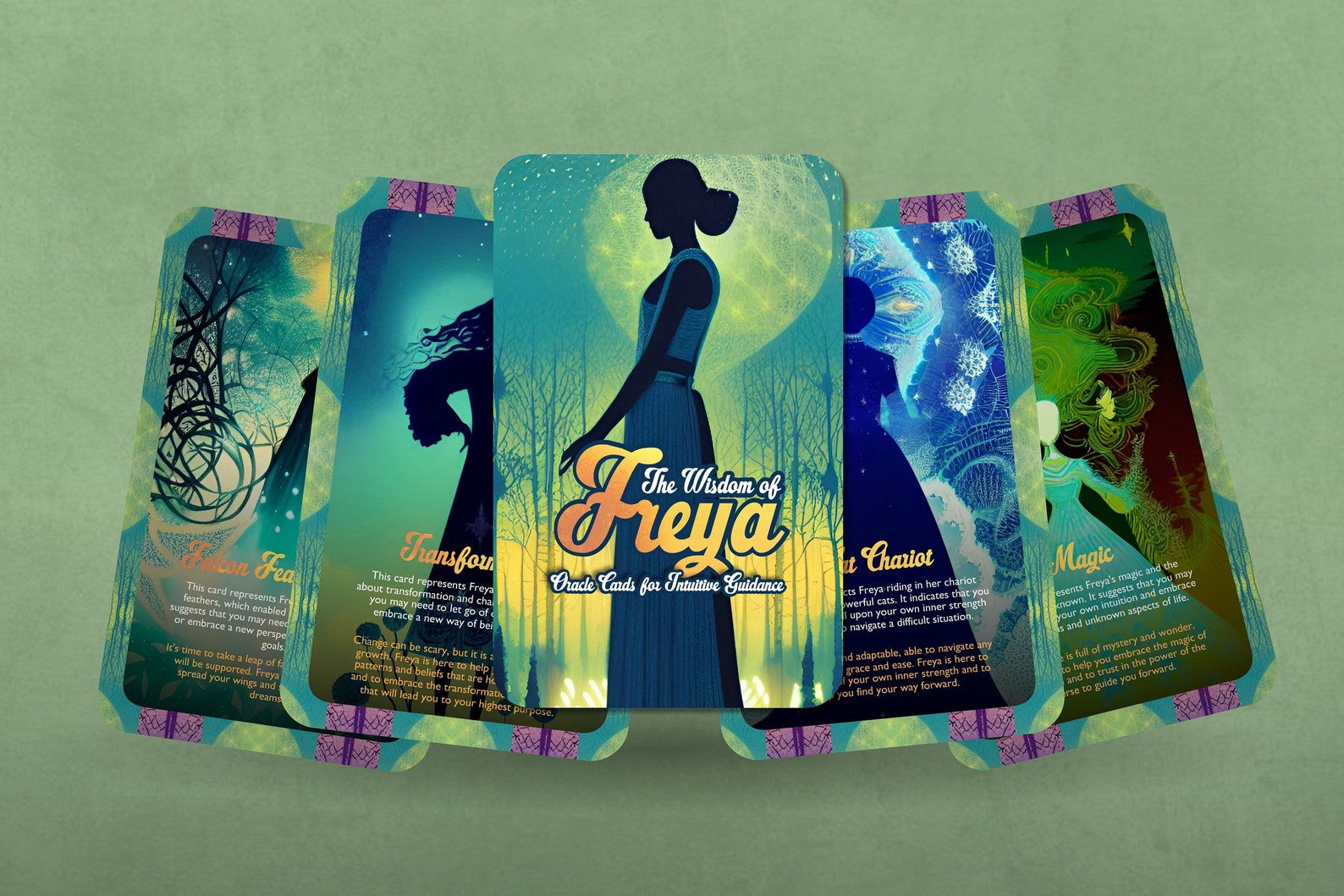 The Wisdom of Freya - Oracle Cards for Intuitive Guidance - Oracle ...