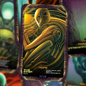 Alien Tarot - Major Arcana - Tarot - Tarot Deck - Fortune Telling ...